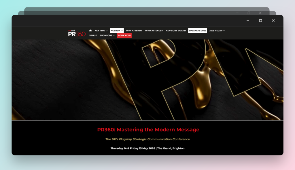 Top PR events and conferences to attend in 2026 | Sapience Communications